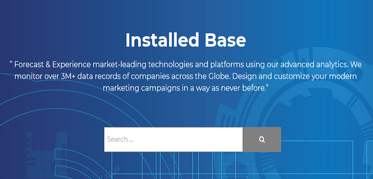 Technographic Data | Installed Base | Customer Base | InfoClutch